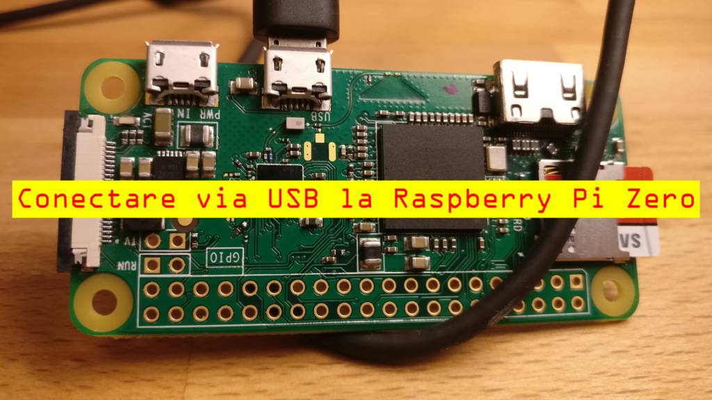 Accesare Raspberry Pi prin portul USB - 7Hub